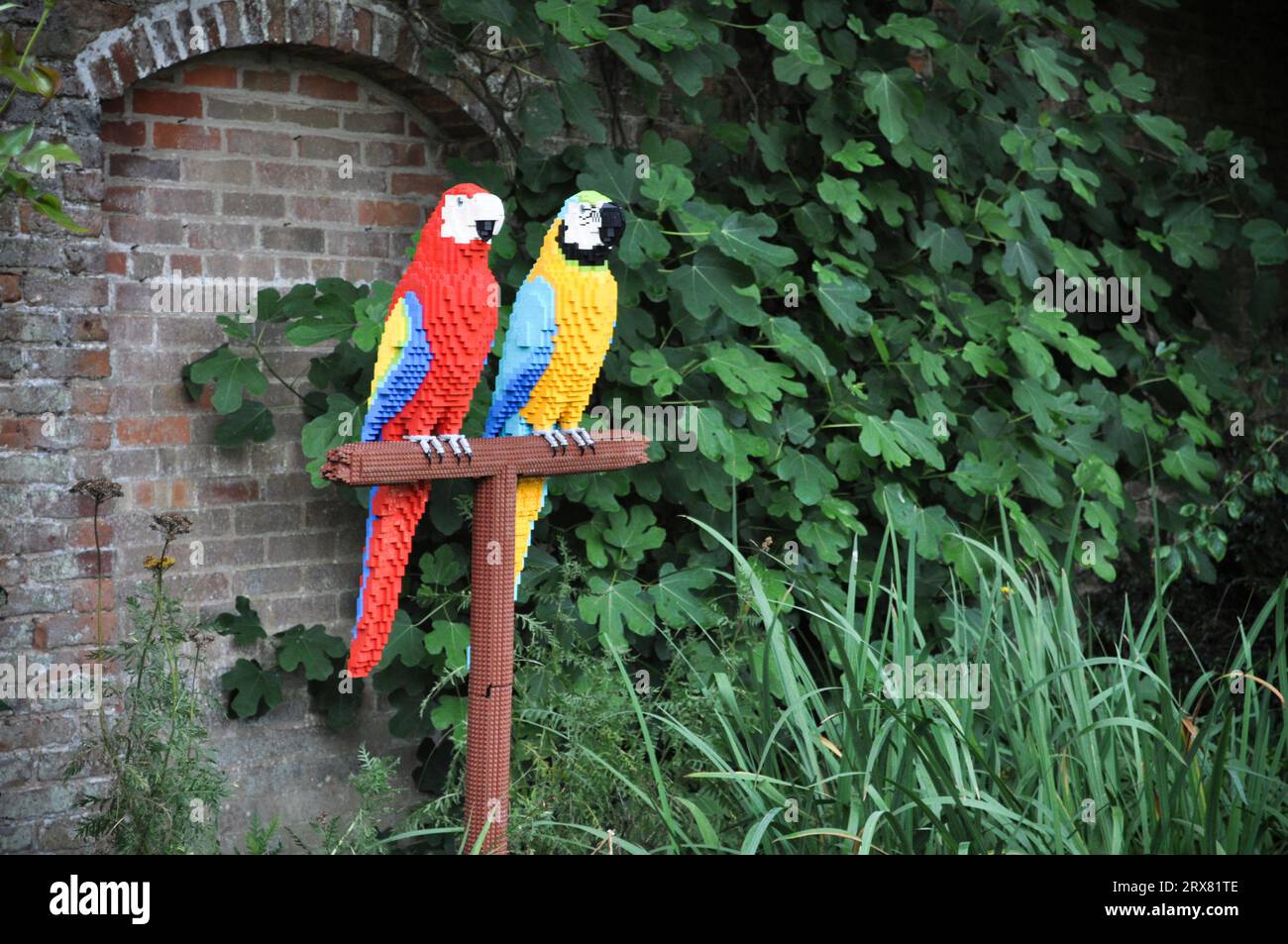 Lego brick sculpture of endangered animals from around the world ...