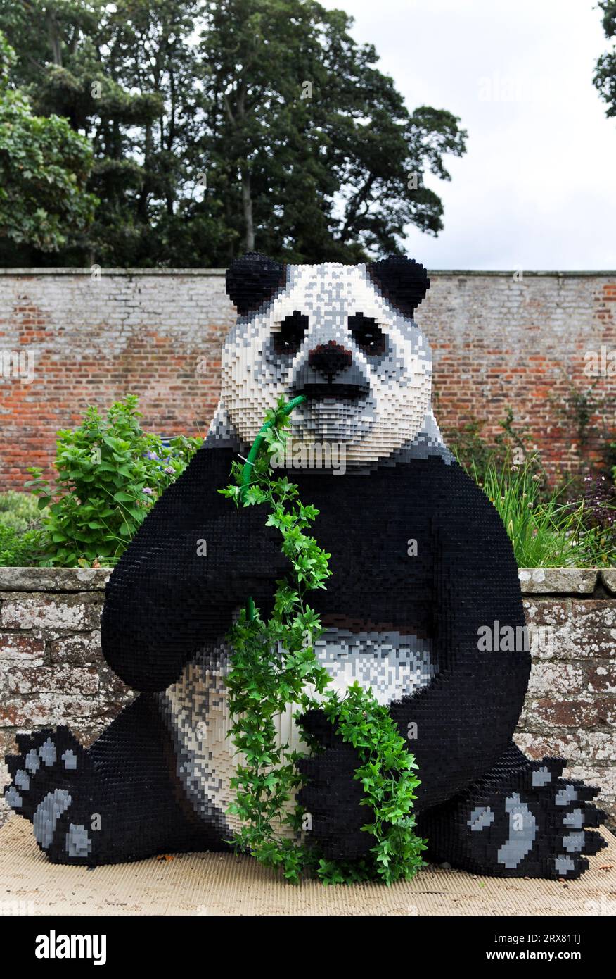Lego brick sculpture of endangered animals from around the world ...