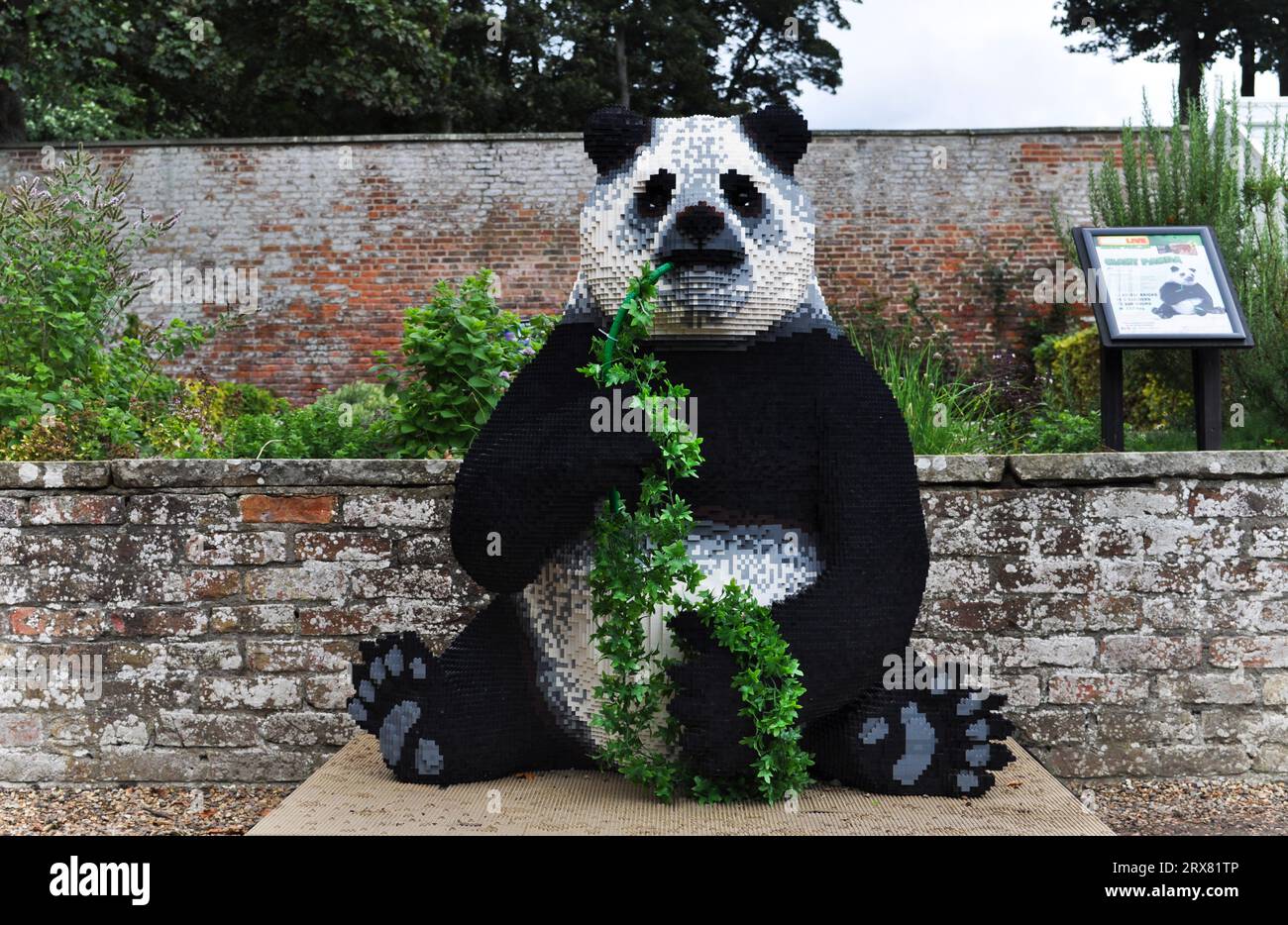 Lego brick sculpture of endangered animals from around the world ...