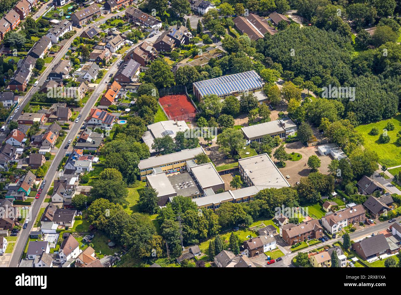 Sports hall with solar roof hi-res stock photography and images - Alamy