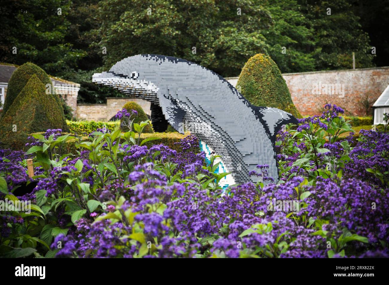 Lego brick sculpture of endangered animals from around the world ...