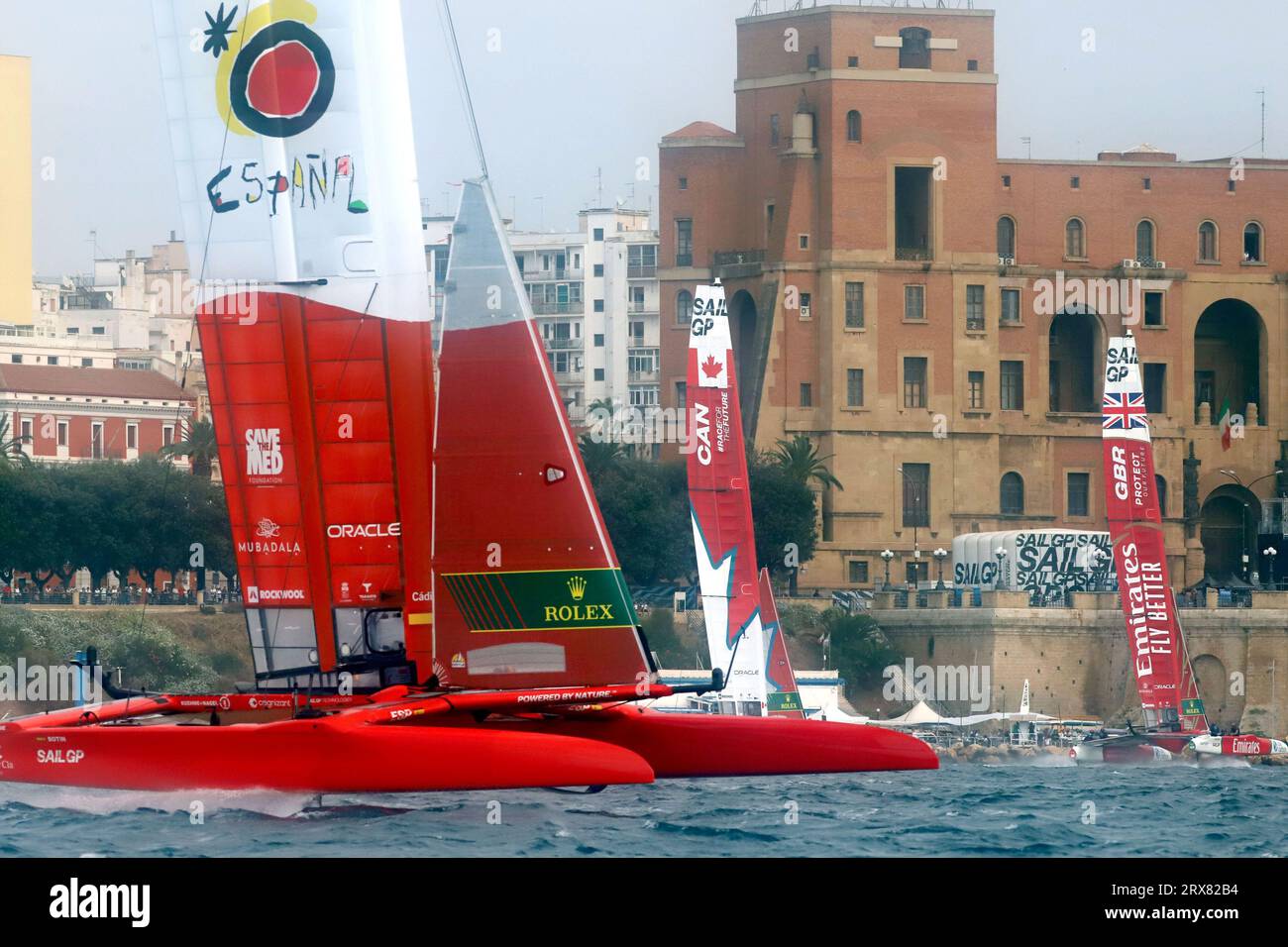 Taranto, Italy. 23rd Sep, 2023. Team Spain. during Rockwool Italy Sail ...