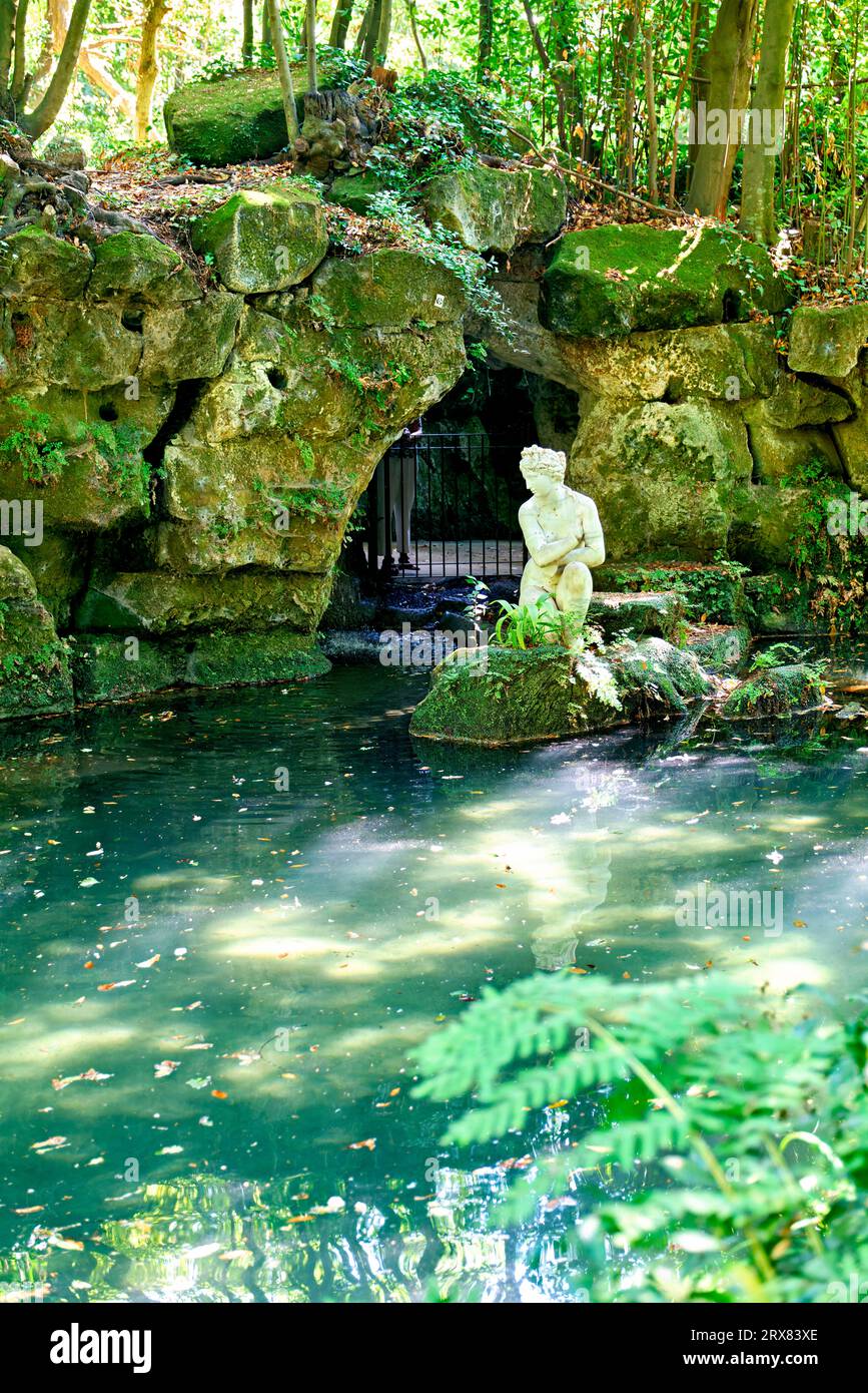 Caserta Campania Italy. The Royal Palace. The bath of Venus Stock Photo ...