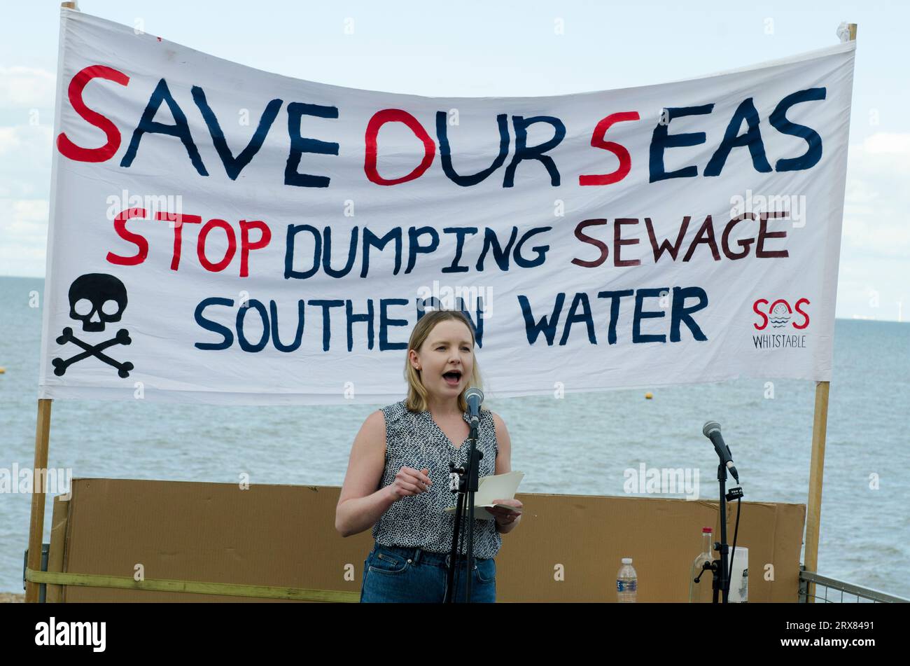 Save our seas protest hi-res stock photography and images - Alamy