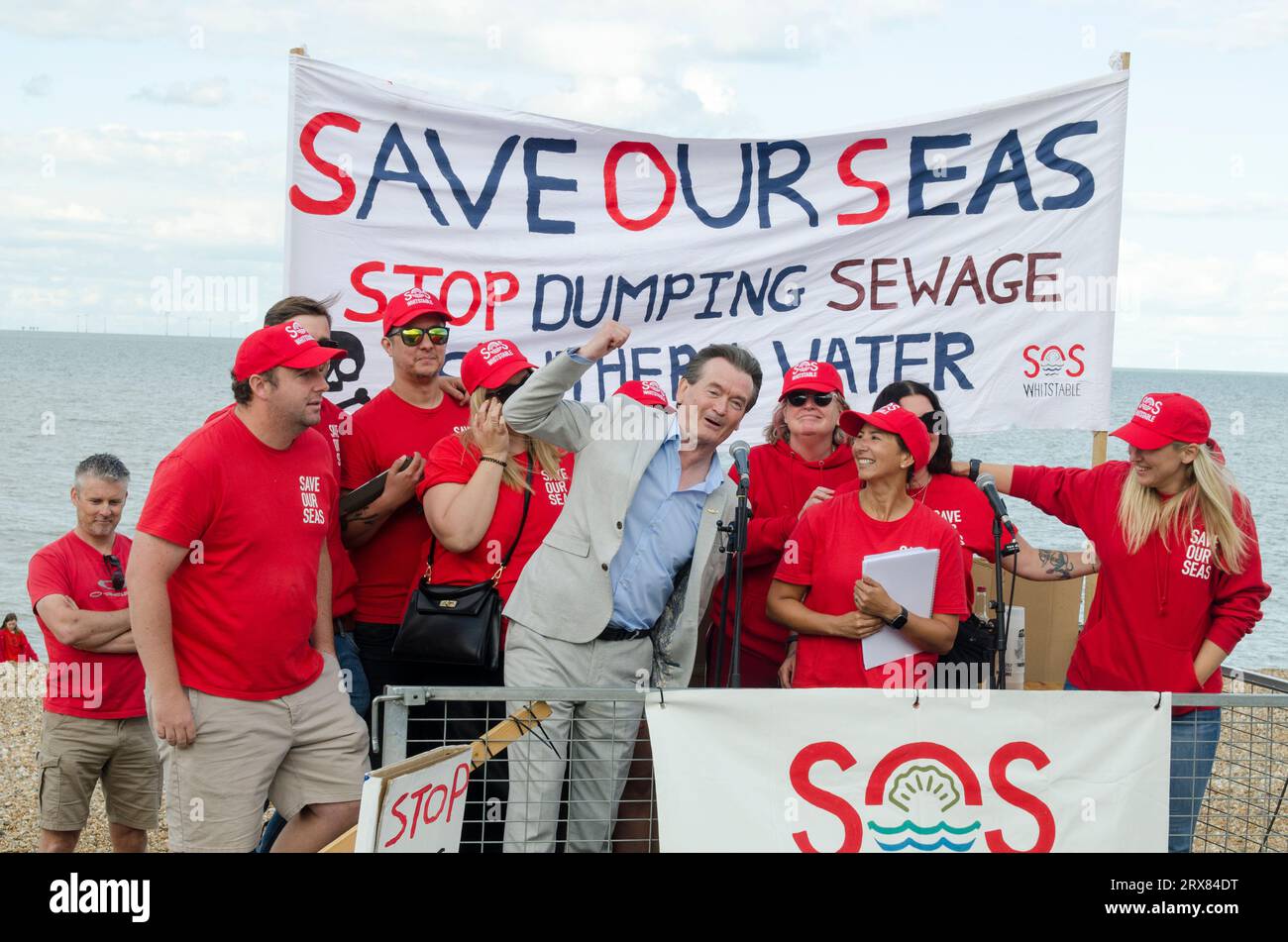 Whitstable, Kent, UK. 23 September, 2023. Feargal Sharkey singer from ...