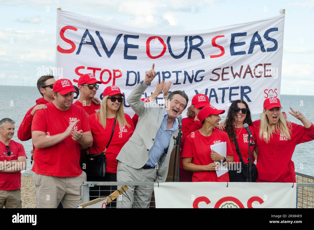 Whitstable, Kent, UK. 23 September, 2023. Feargal Sharkey singer from ...