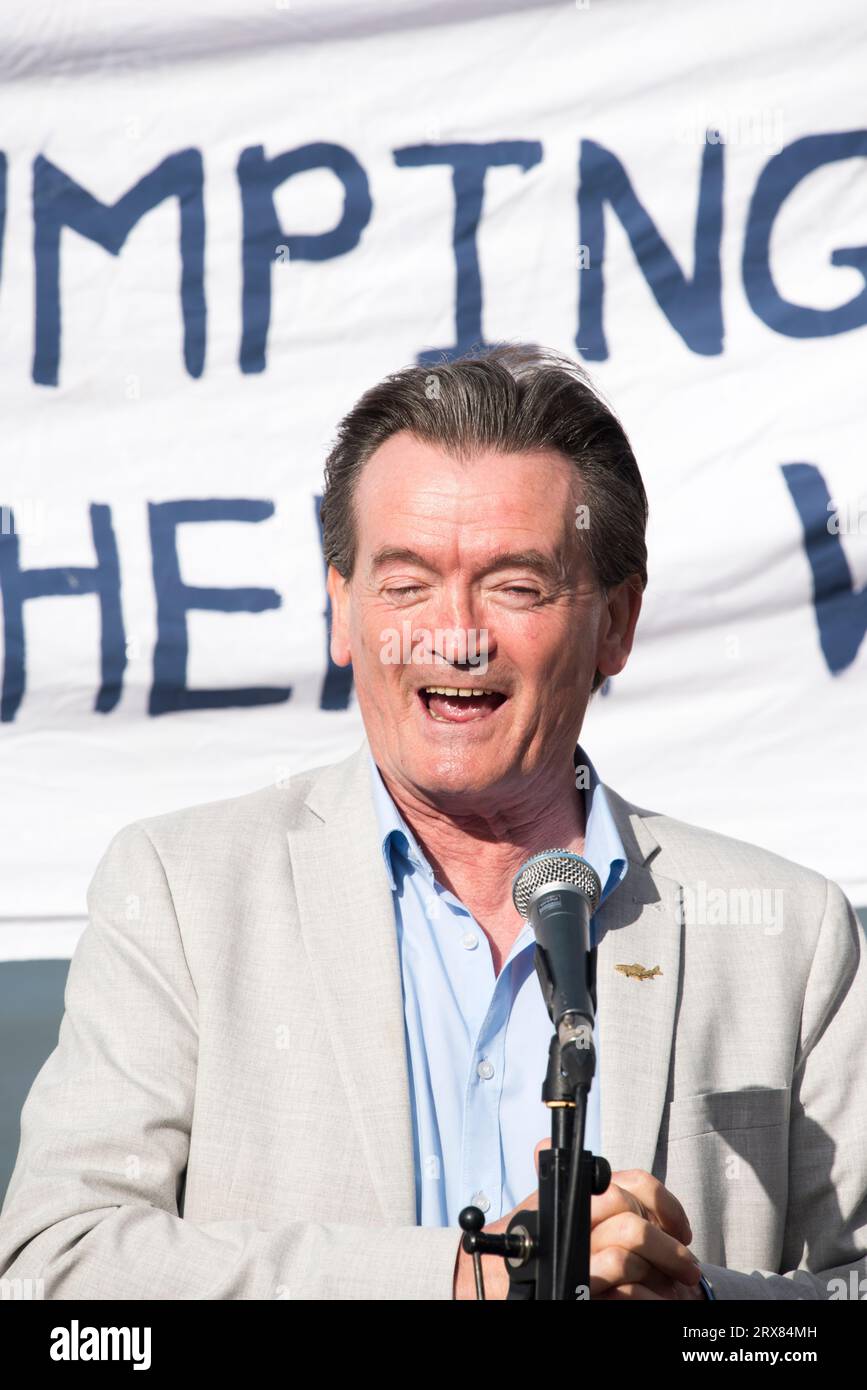 Whitstable, Kent, UK. 23 September, 2023. Feargal Sharkey singer from ...