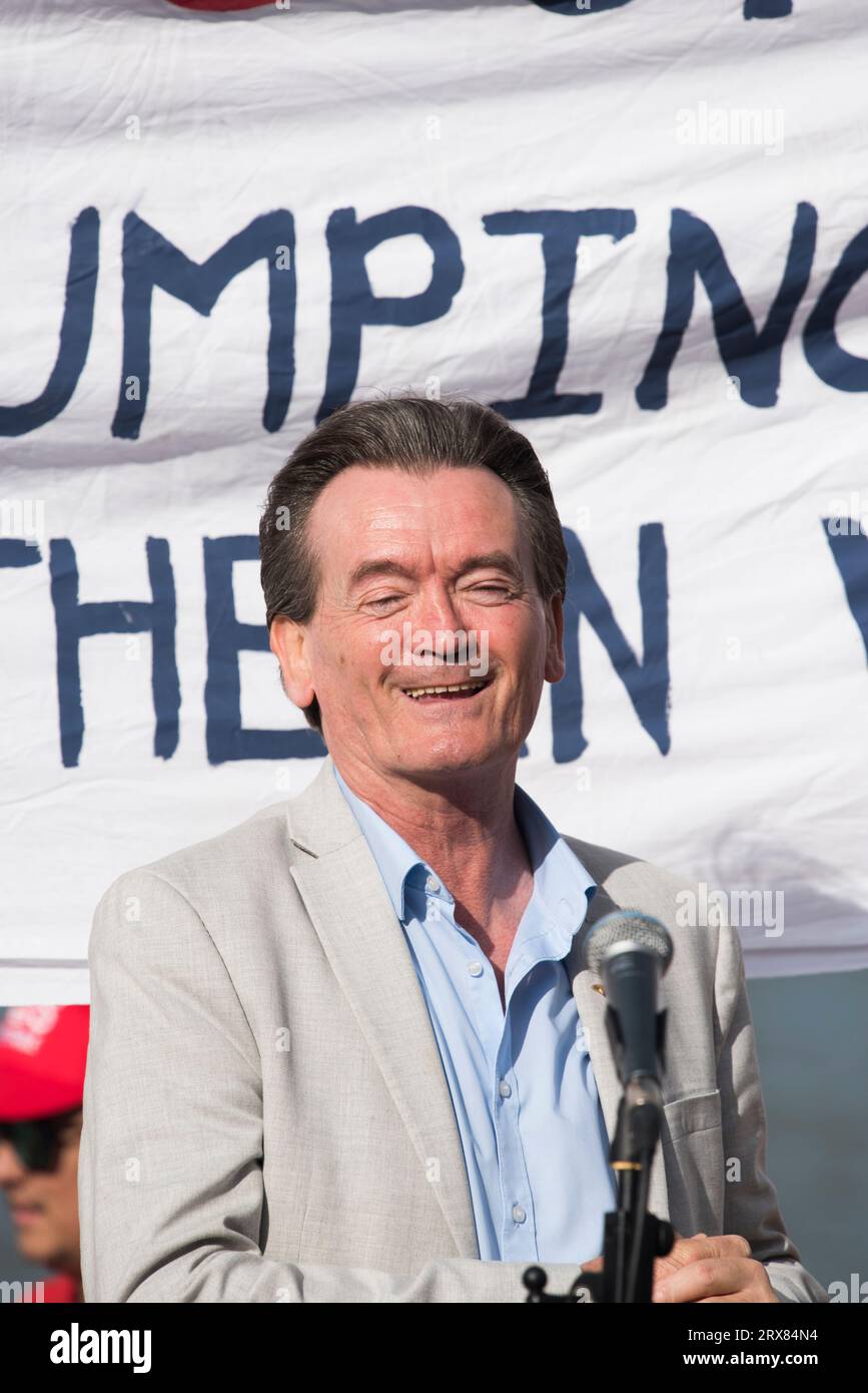 Whitstable, Kent, UK. 23 September, 2023. Feargal Sharkey singer from ...