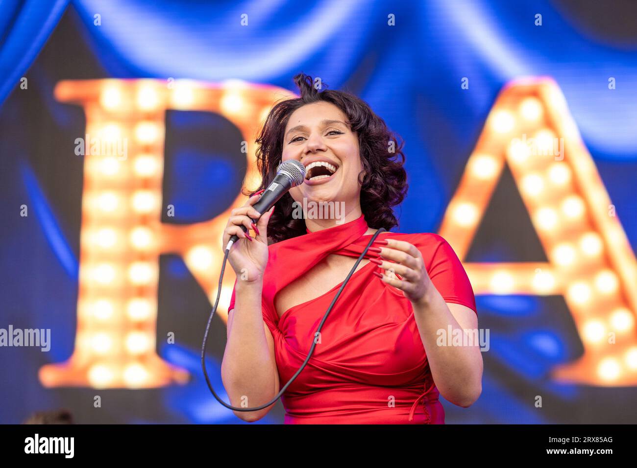 Las Vegas, USA. 22nd Sep, 2023. Singer Raye (Rachel Keen) during Life ...