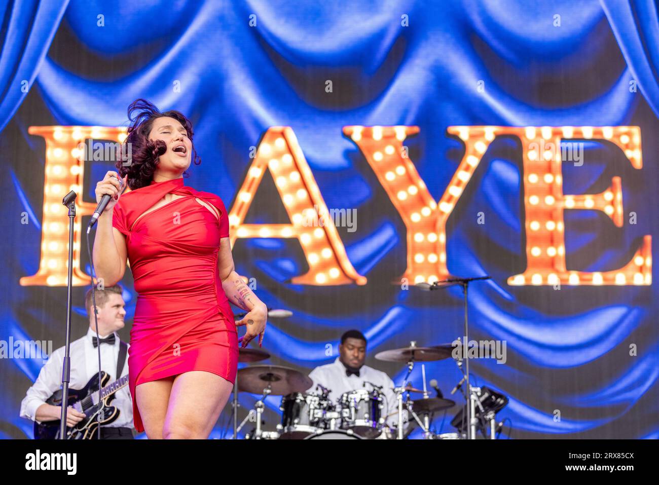 Las Vegas, USA. 22nd Sep, 2023. Singer Raye (Rachel Keen) during Life ...