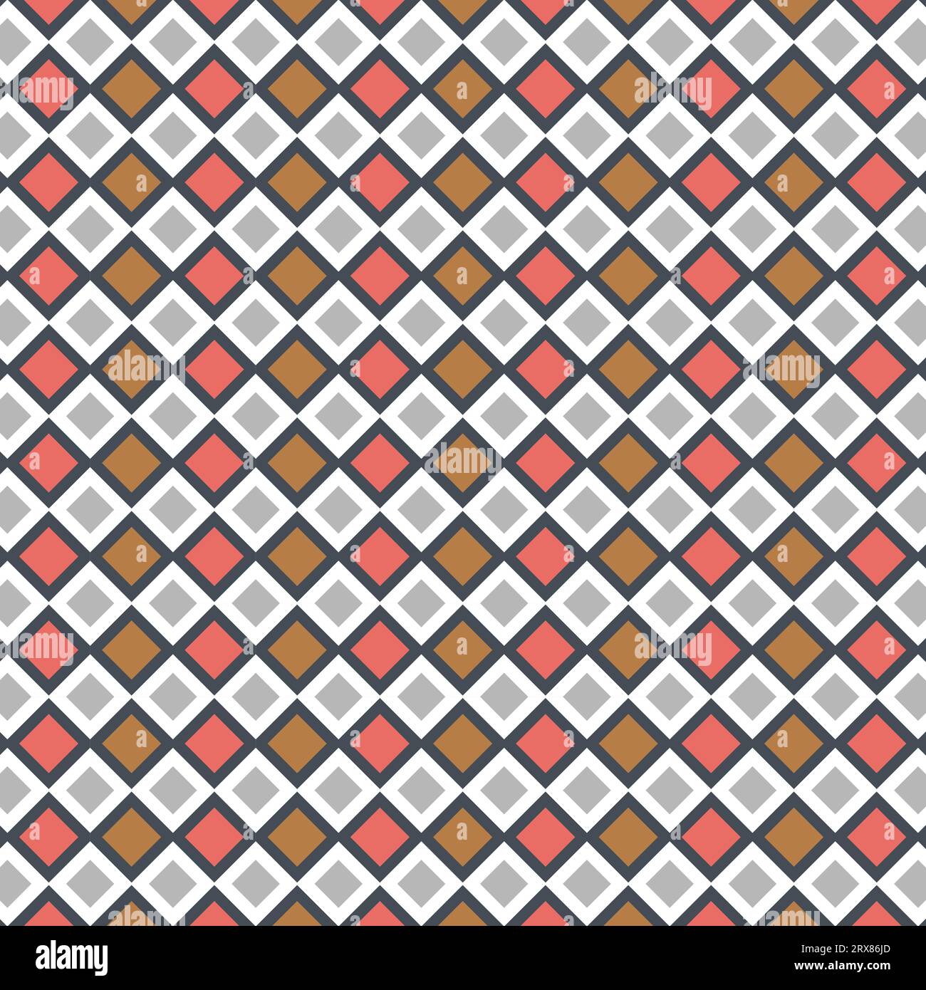 A checkered pattern with red and murstard squares Stock Vector Image ...