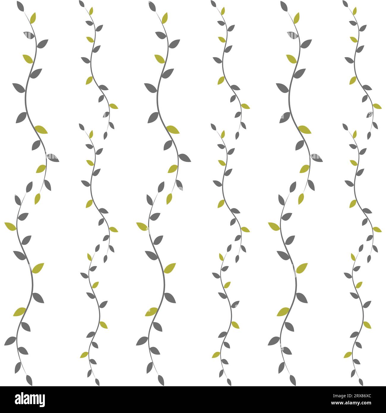 A white background with green vines leaves on it, jaal pattern Stock ...