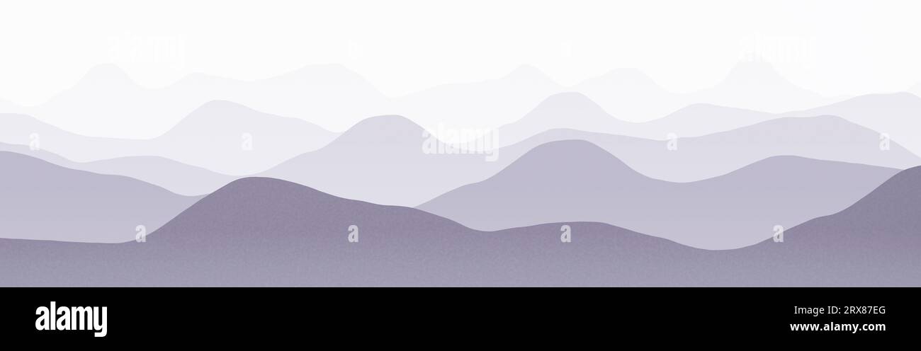 modern panoramic picture of mountains peaks in clouds cg texture ...