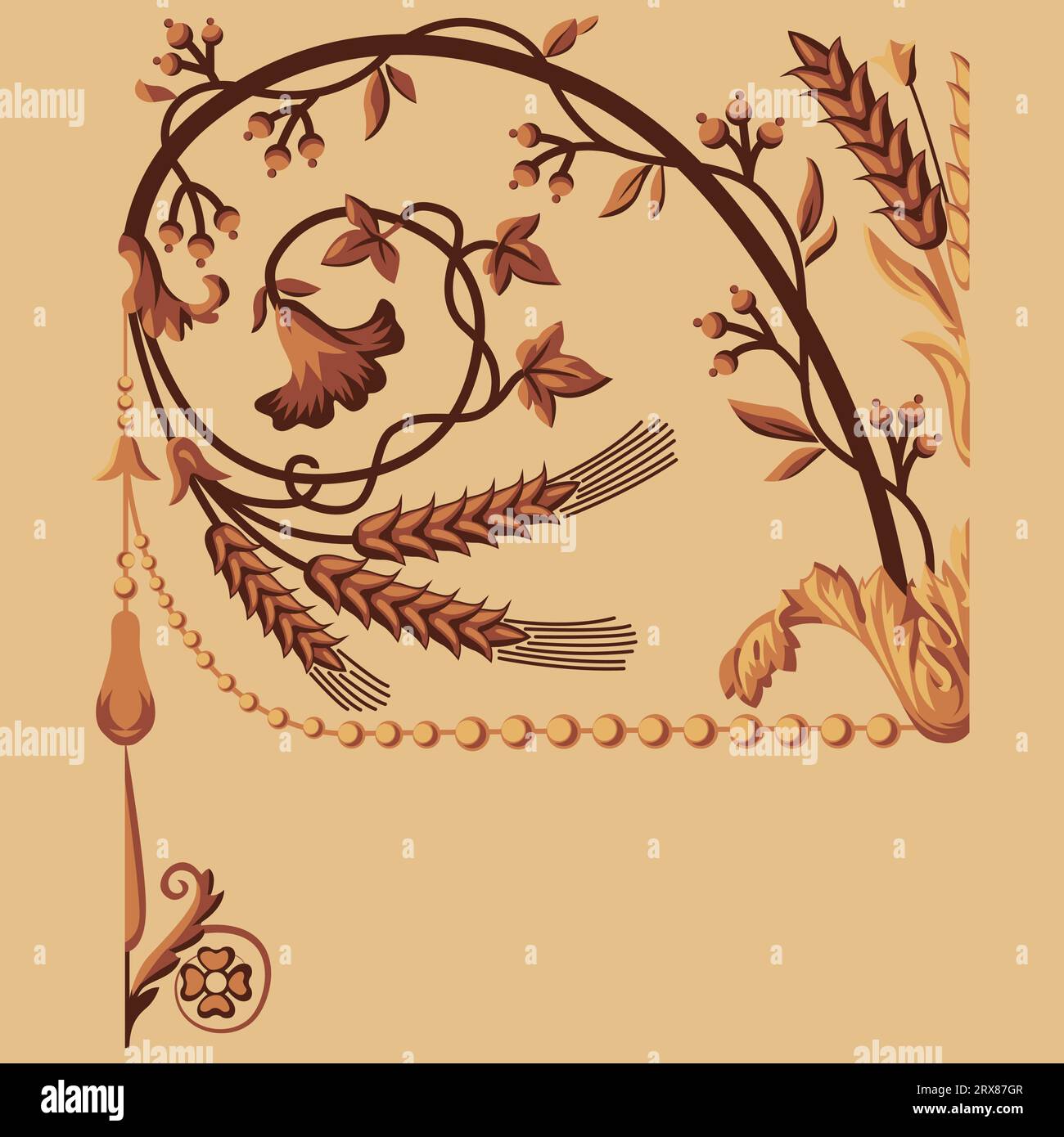 Intricate pattern adorned Stock Vector Images - Alamy