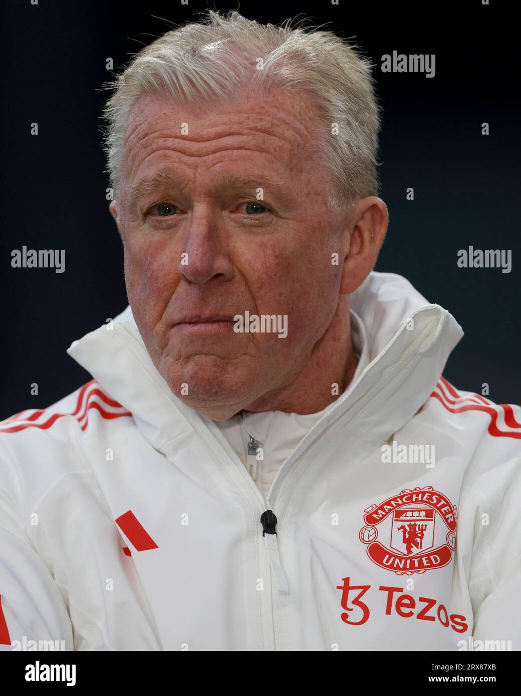 Manchester United Coach, Steve McClaren, seen ahead of the Premier ...