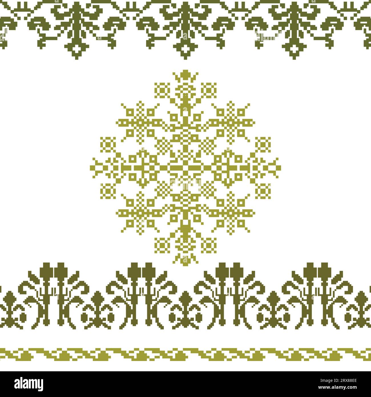 Cross snow pattern Stock Vector Images - Alamy