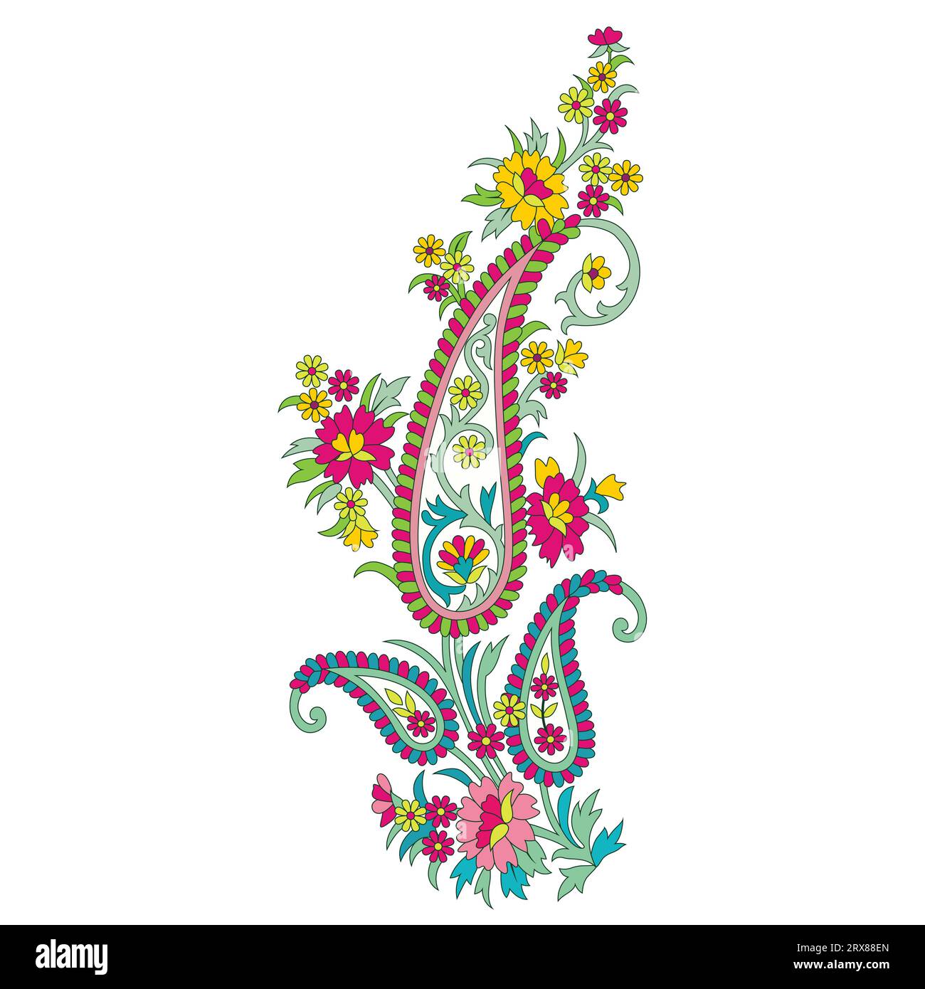 Lively floral design Stock Vector Images - Alamy