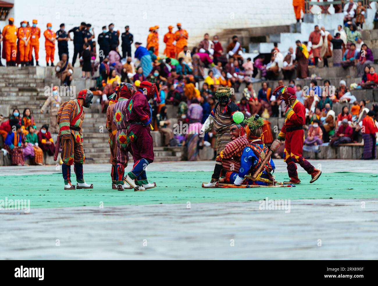 Bhutanese festival in Thimphu Stock Photo - Alamy