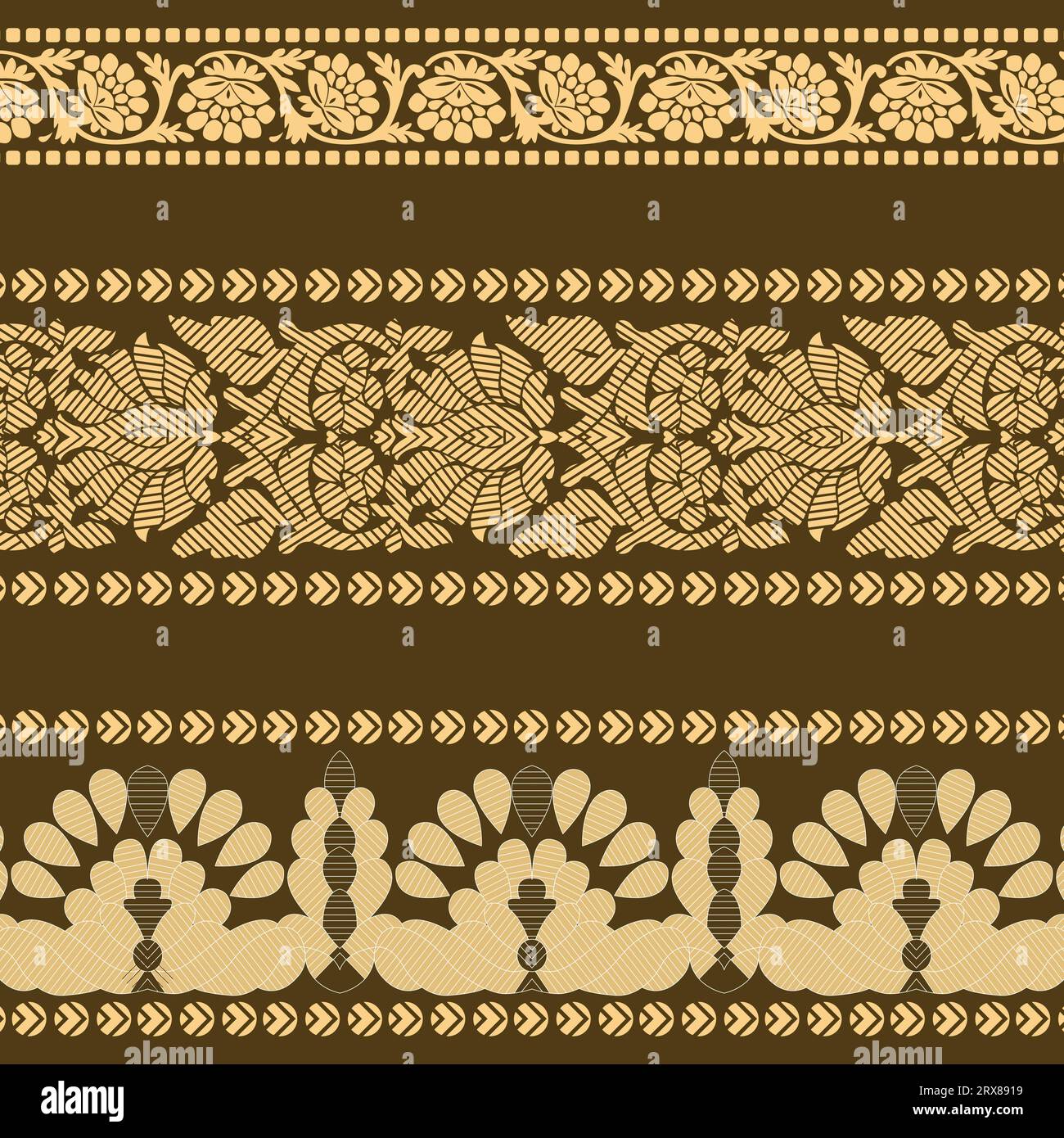 Motifs borders Stock Vector Images - Alamy