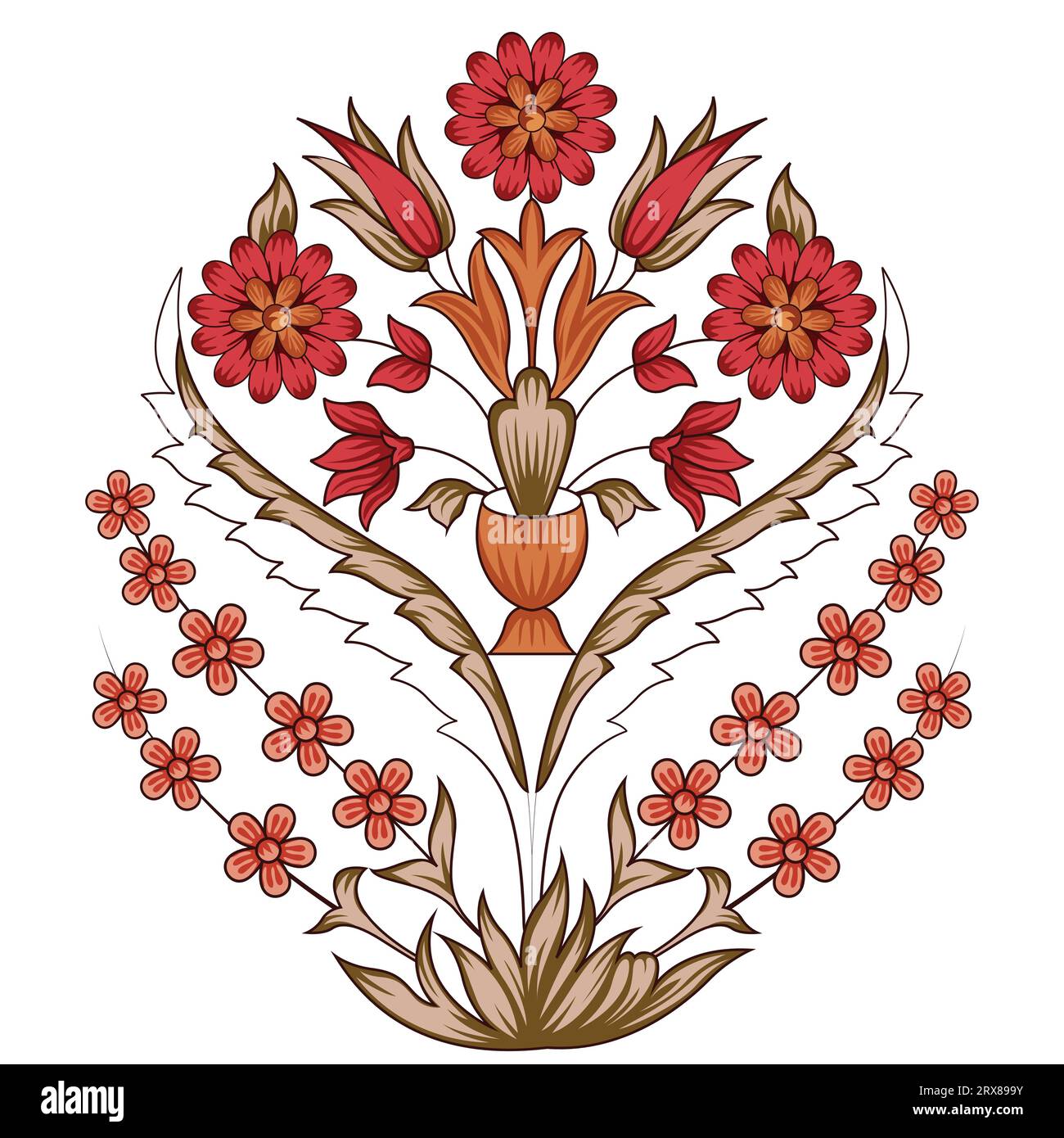 A still life with flowers Stock Vector Images - Alamy