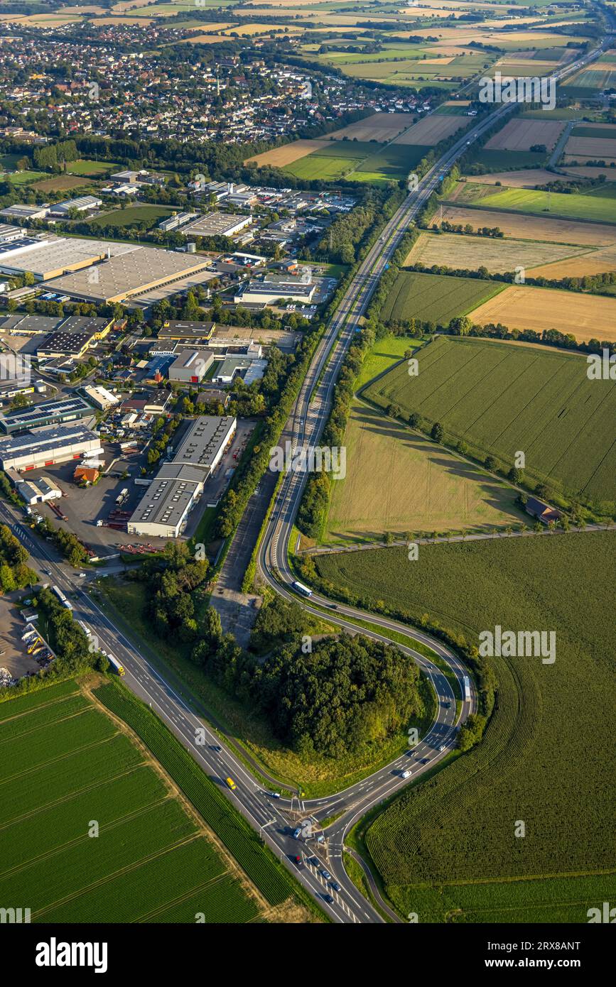 End of freeway a445 onto federal road b63 hi-res stock photography and ...
