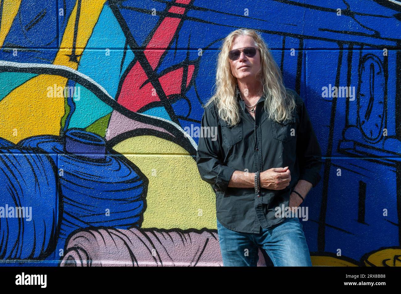 ENSCHEDE, NETHERLANDS, AUG, 2023: Guitar player and composer Adrian ...