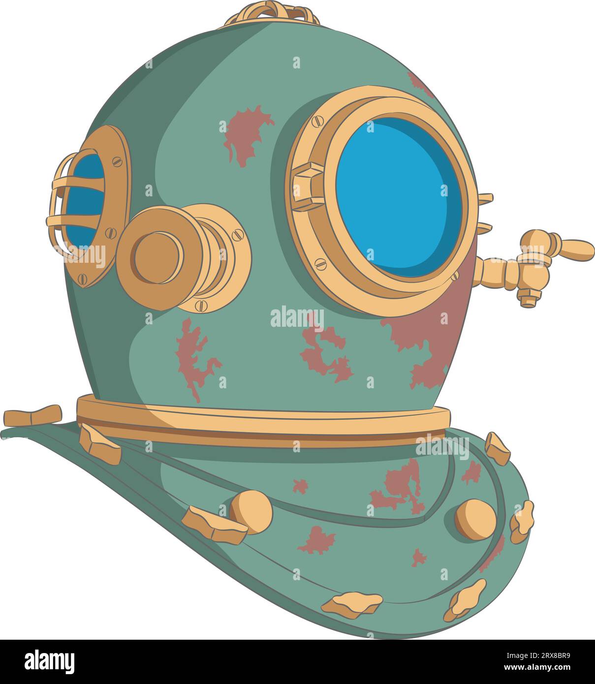 Green copper Stock Vector Images - Alamy