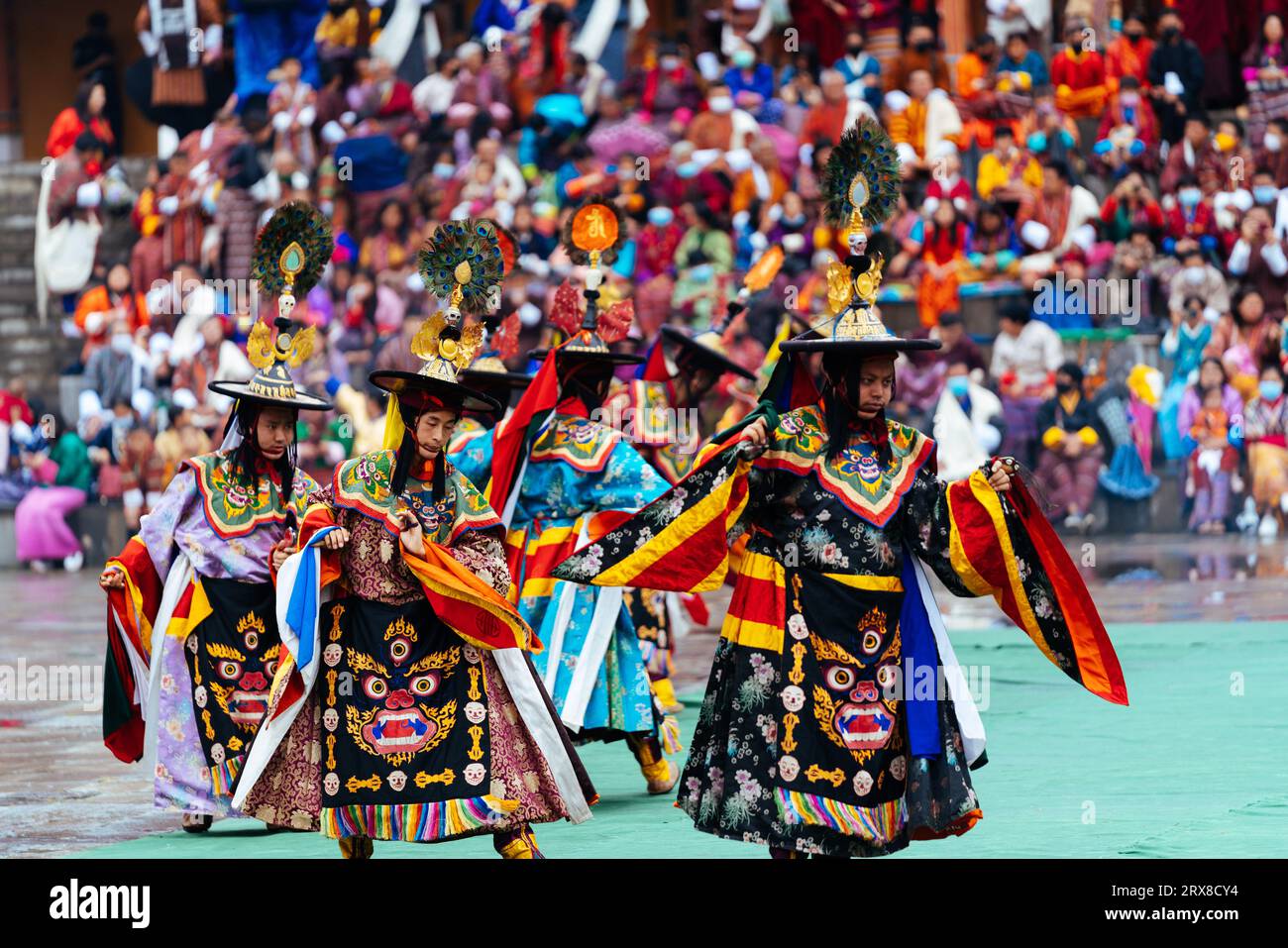 Zhana Mask dance in Thimphu Stock Photo - Alamy