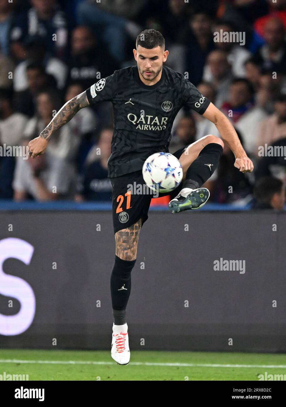 PARIS - Lucas Hernandez of Paris Saint-Germain during the UEFA ...