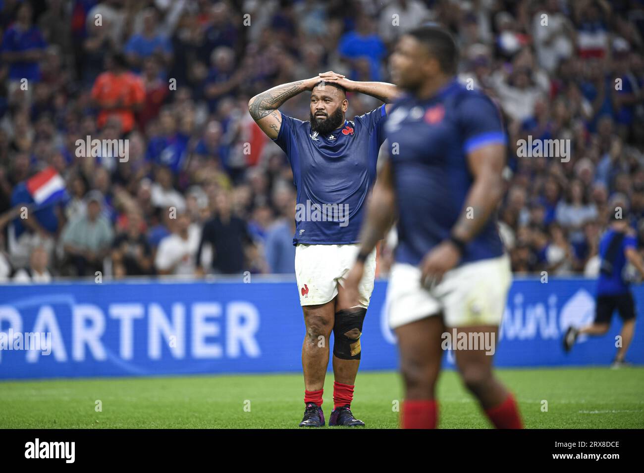 Uini Atonio during the Rugby union World Cup XV RWC Pool A match ...