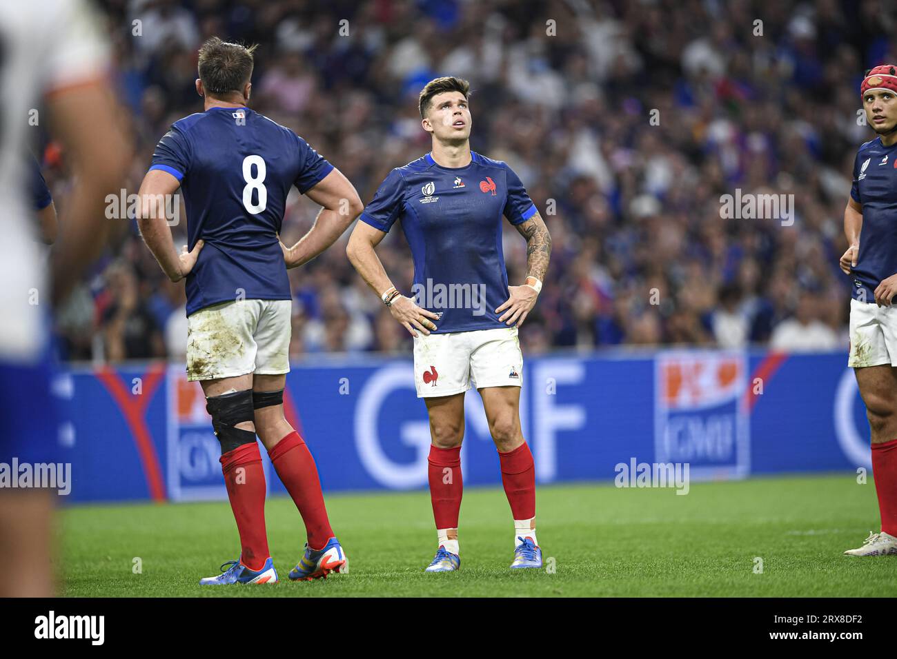 Matthieu Jalibert during the Rugby union World Cup XV RWC Pool A match ...