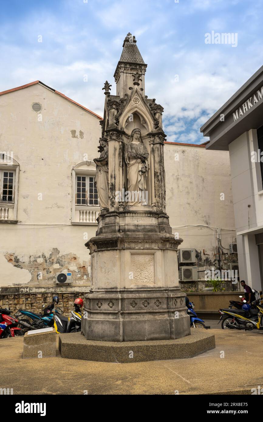 The James Richardson Logan monument, Georgetown, Pulau Pinang, Malaysia ...