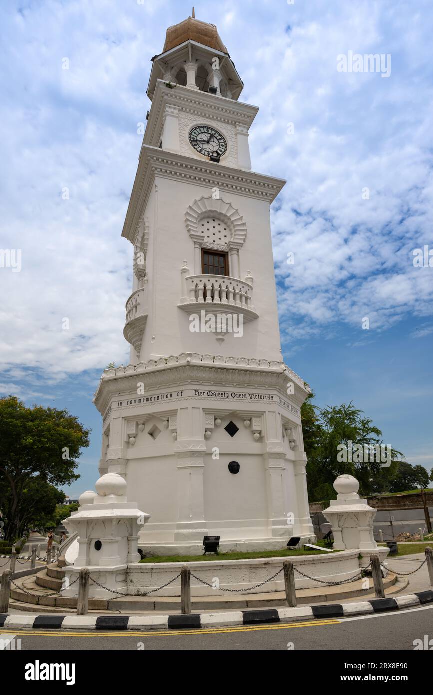 The Queen Victoria Memorial Clock Tower, Georgetown, Pulau Pinang ...