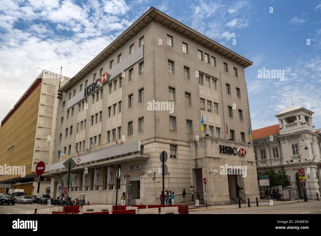 The HSBC Building on Beach Street, Georgetown, Pulau Pinang, Malaysia ...