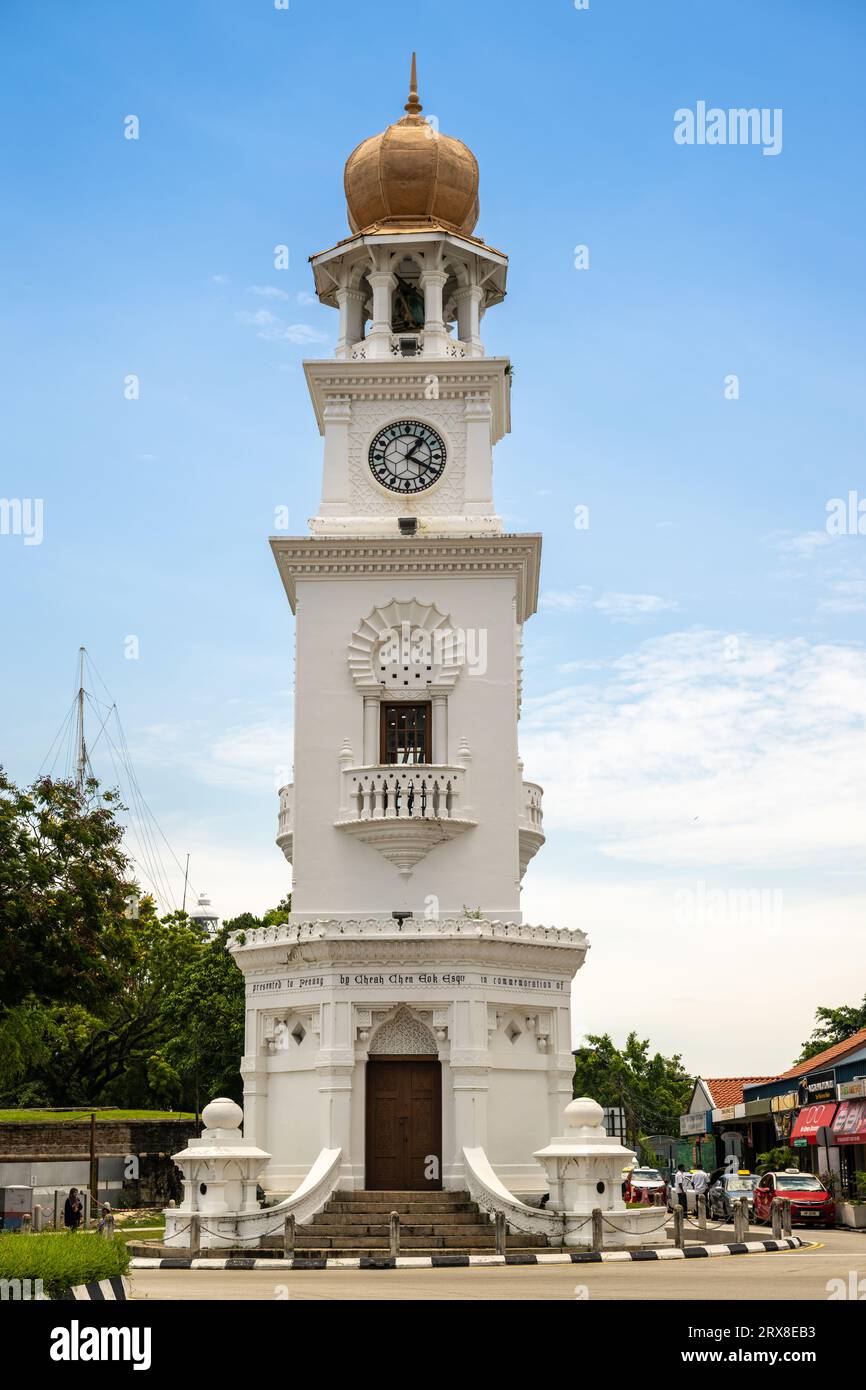 The Queen Victoria Memorial Clock Tower, Georgetown, Pulau Pinang ...