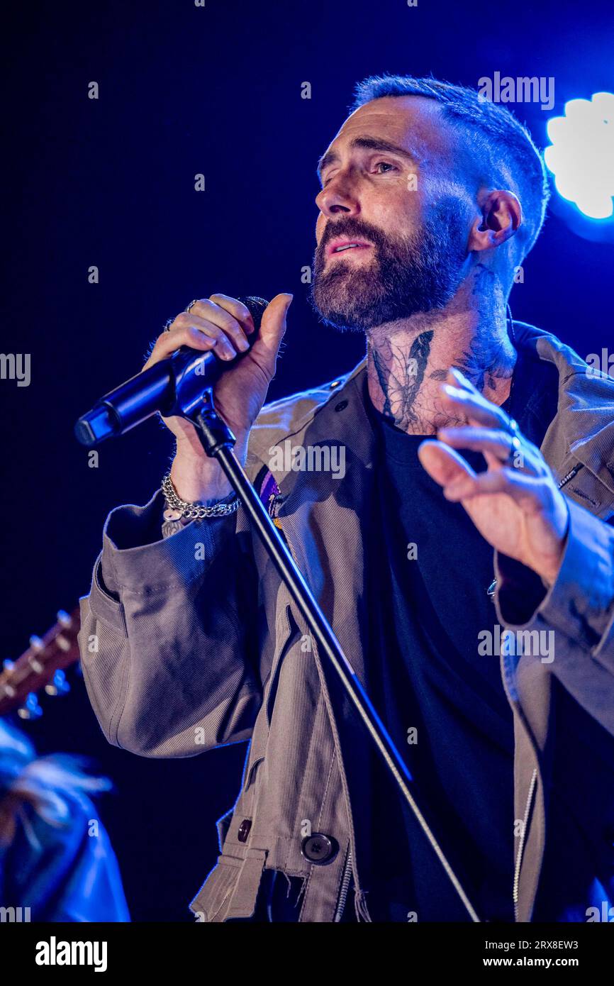 Santa Barbara, USA. 22nd Sep, 2023. Maroon 5 and Lead vocalist Adam ...