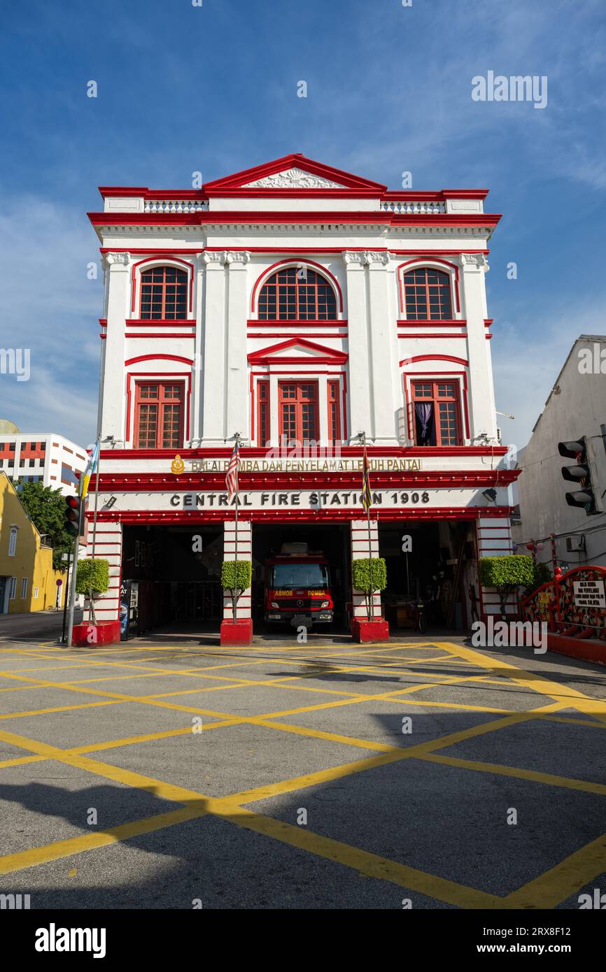 The Central Fire Station, Georgetown, Pulau Pinang, Malaysia Stock ...