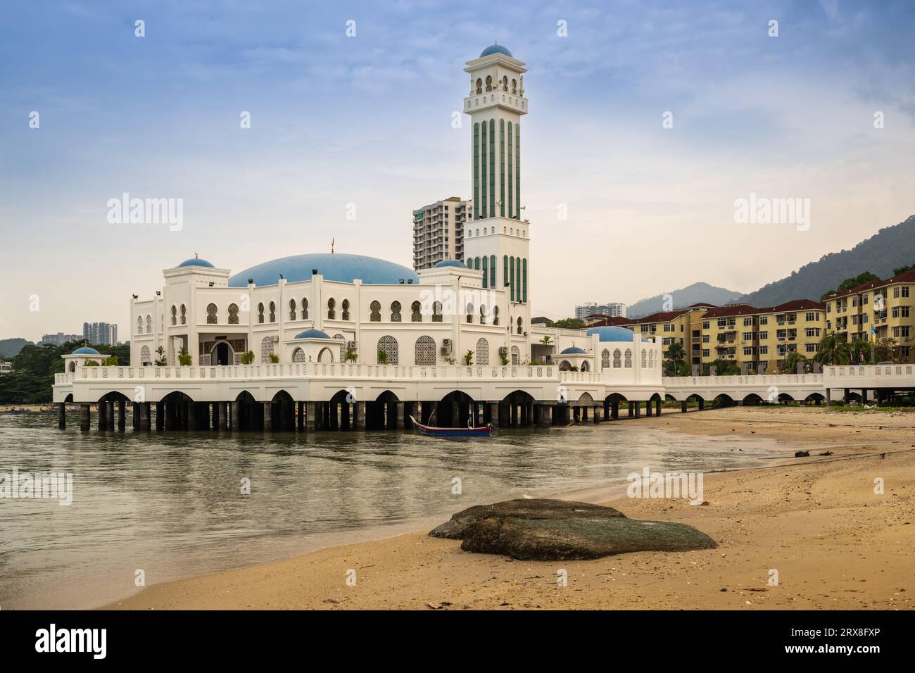 The Penang Floating Mosque, Pulau Pinang, Malaysia Stock Photo - Alamy
