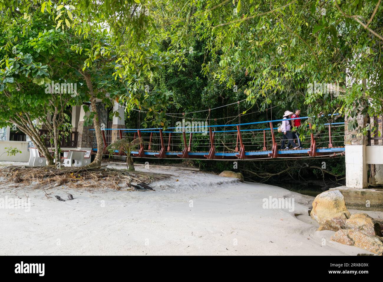 The Bukit Batu Itam Trail at Taman Negara Pulau Pinang, Malaysia Stock ...