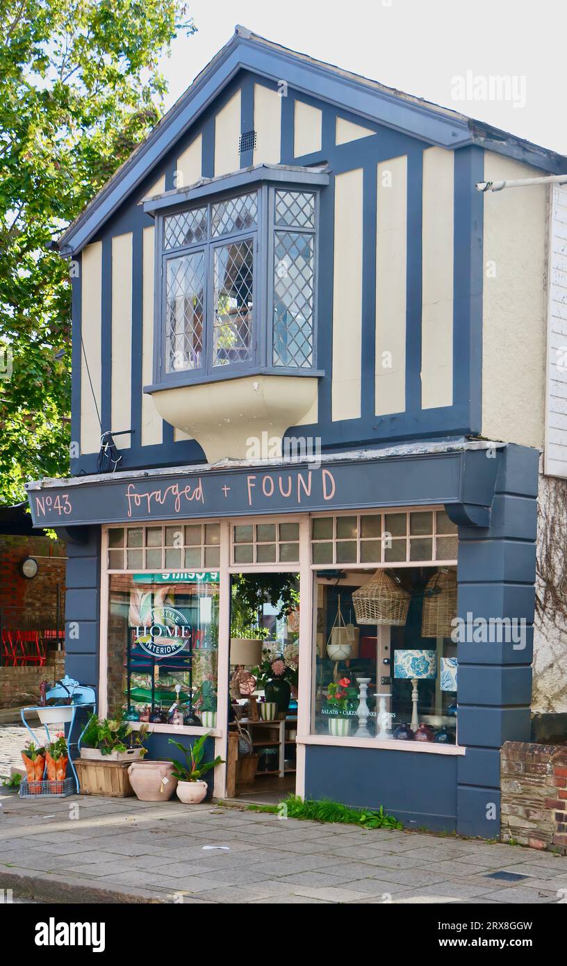 Foraged and Found home decoration shop windows and exterior 43 London ...