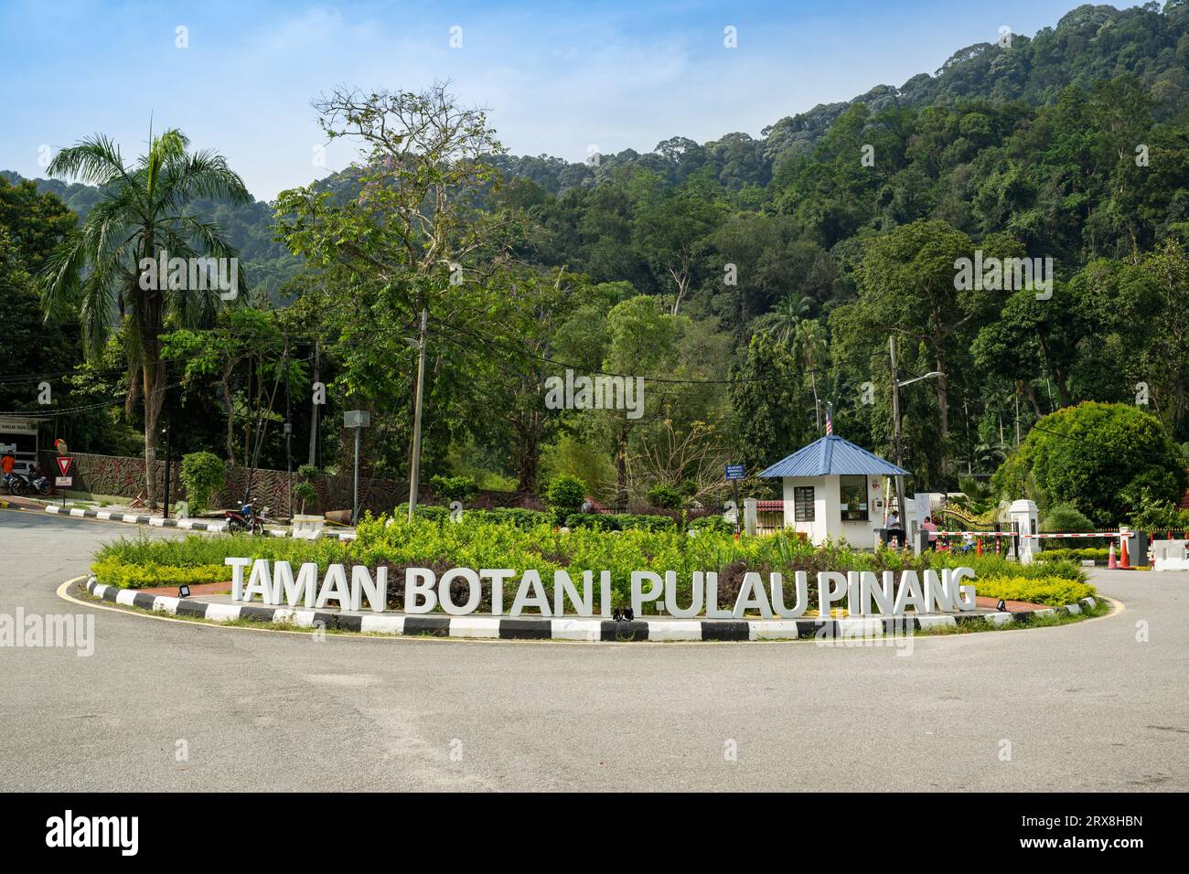 The Main Entrance to the Penang Botanic Gardens, Pulau Pinang, Malaysia ...