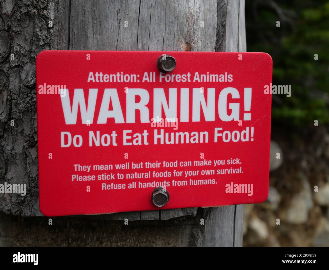 Wilderness warning hi-res stock photography and images - Alamy