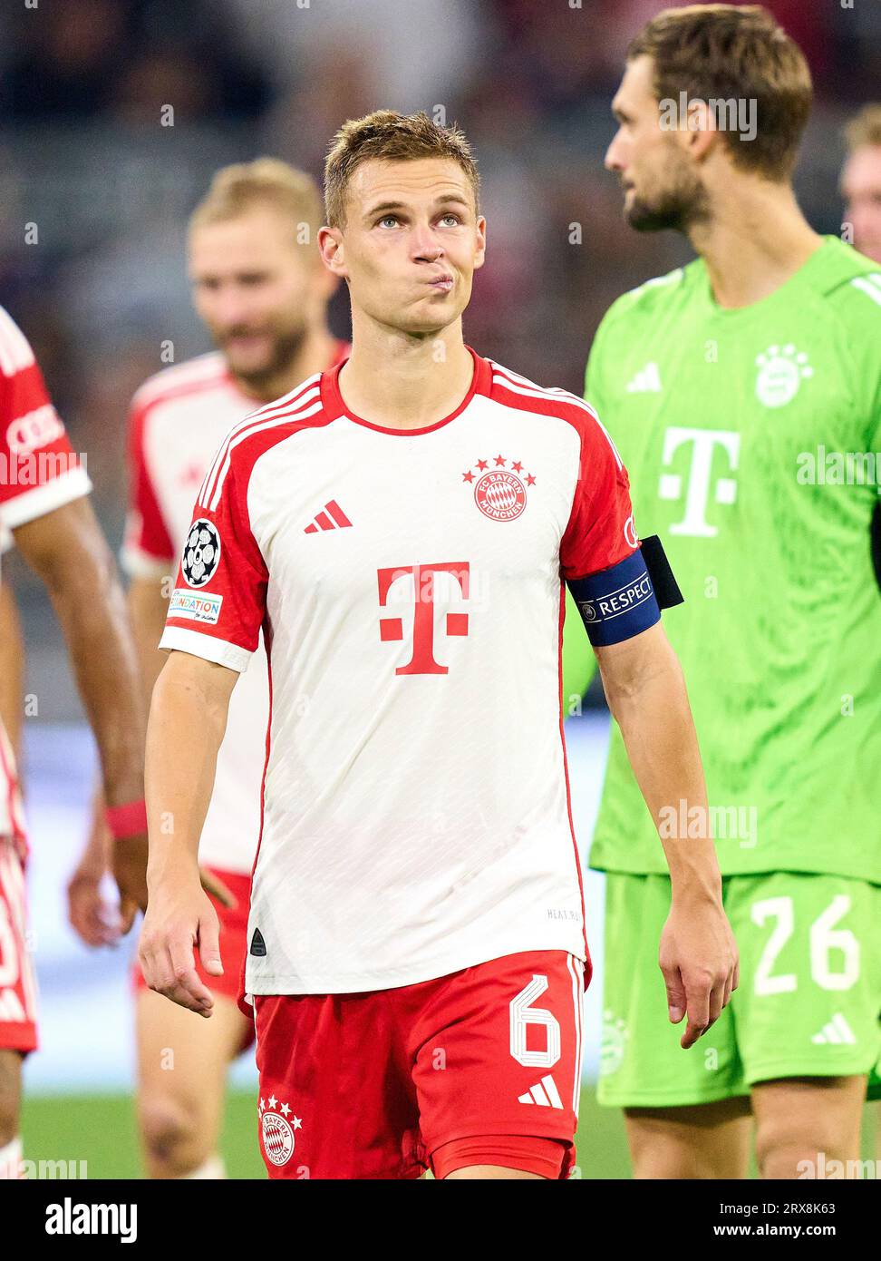 Joshua KIMMICH, FCB 6 Sven ULREICH, FCB 26 goalkeeper, celebrate with ...