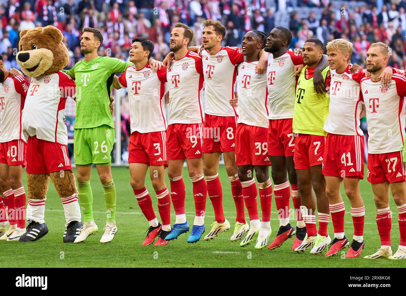 Munich, Germany. 23rd Sep, 2023. Harry Kane, FCB 9 (3 goals hattrick ...