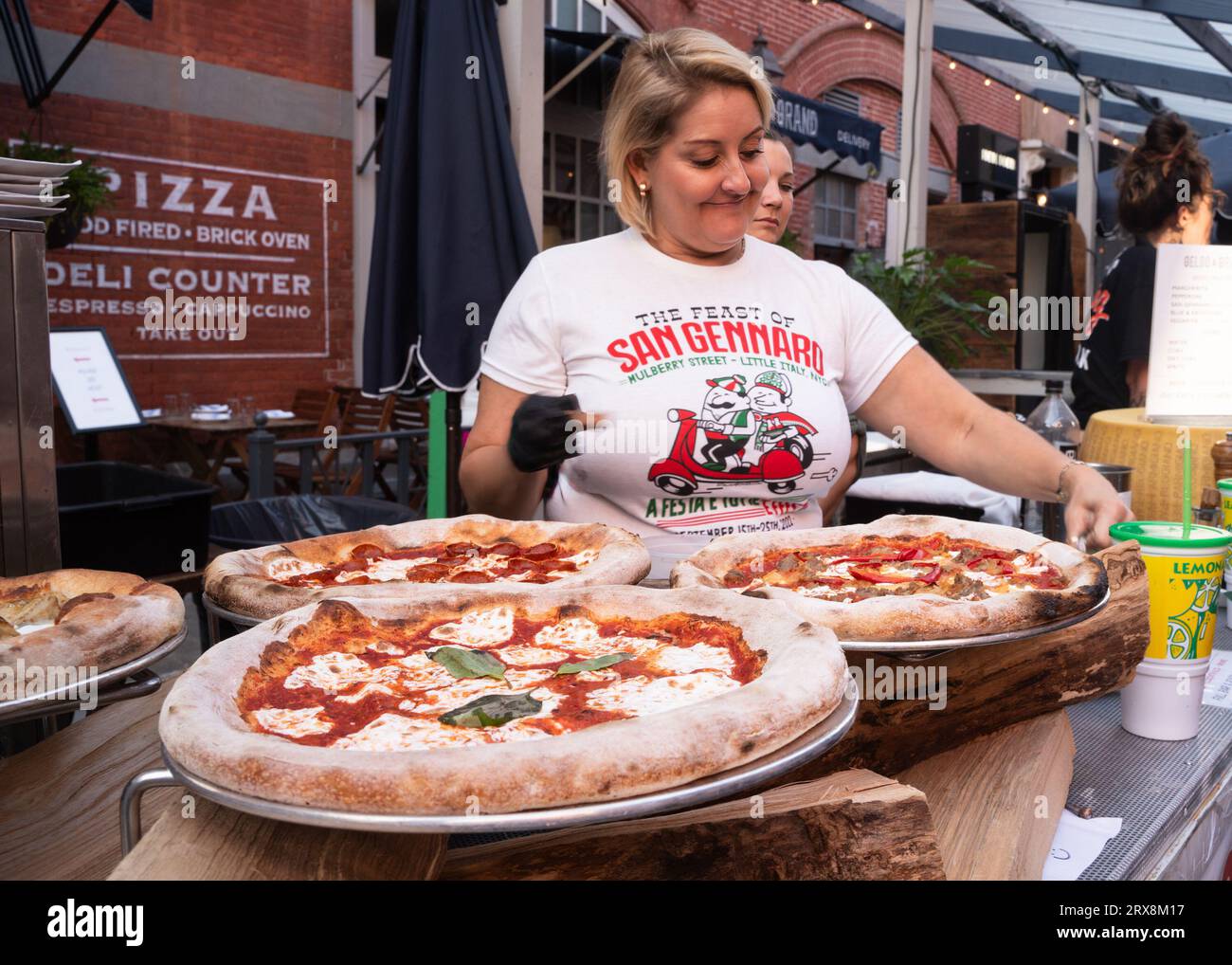 New York City, New York - September 21, 2023: Street scene at the ...