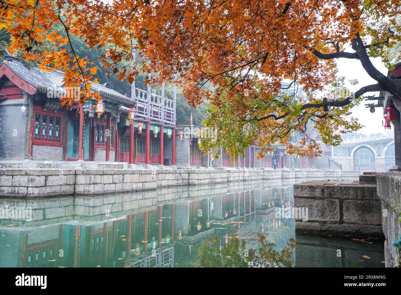 Beijing China, November 11, 2022: Scenery of Suzhou Street, Summer ...