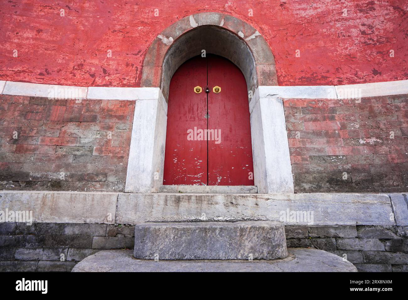 Wooden Gate on Tibetan Diaolou in the Four Great Regions Scenic Area of ...