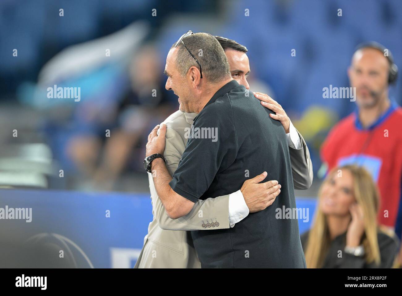 Rome, Italy, 23 Sep, 2023 Raffaele Palladino coach of AC Monza and ...