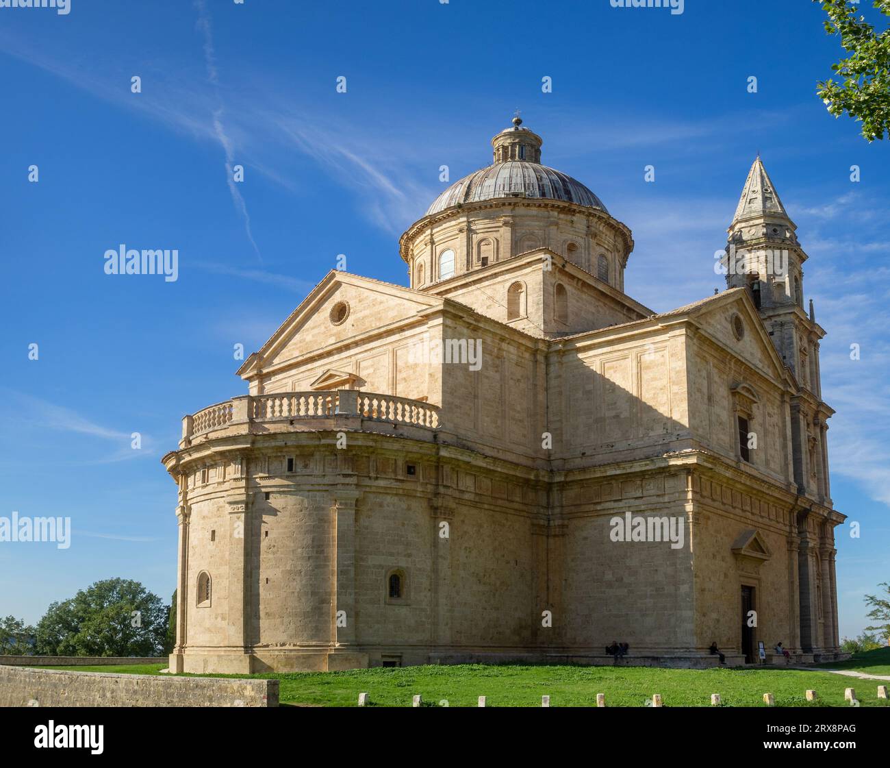 San Biagio exterior, Montepulciano Stock Photo - Alamy