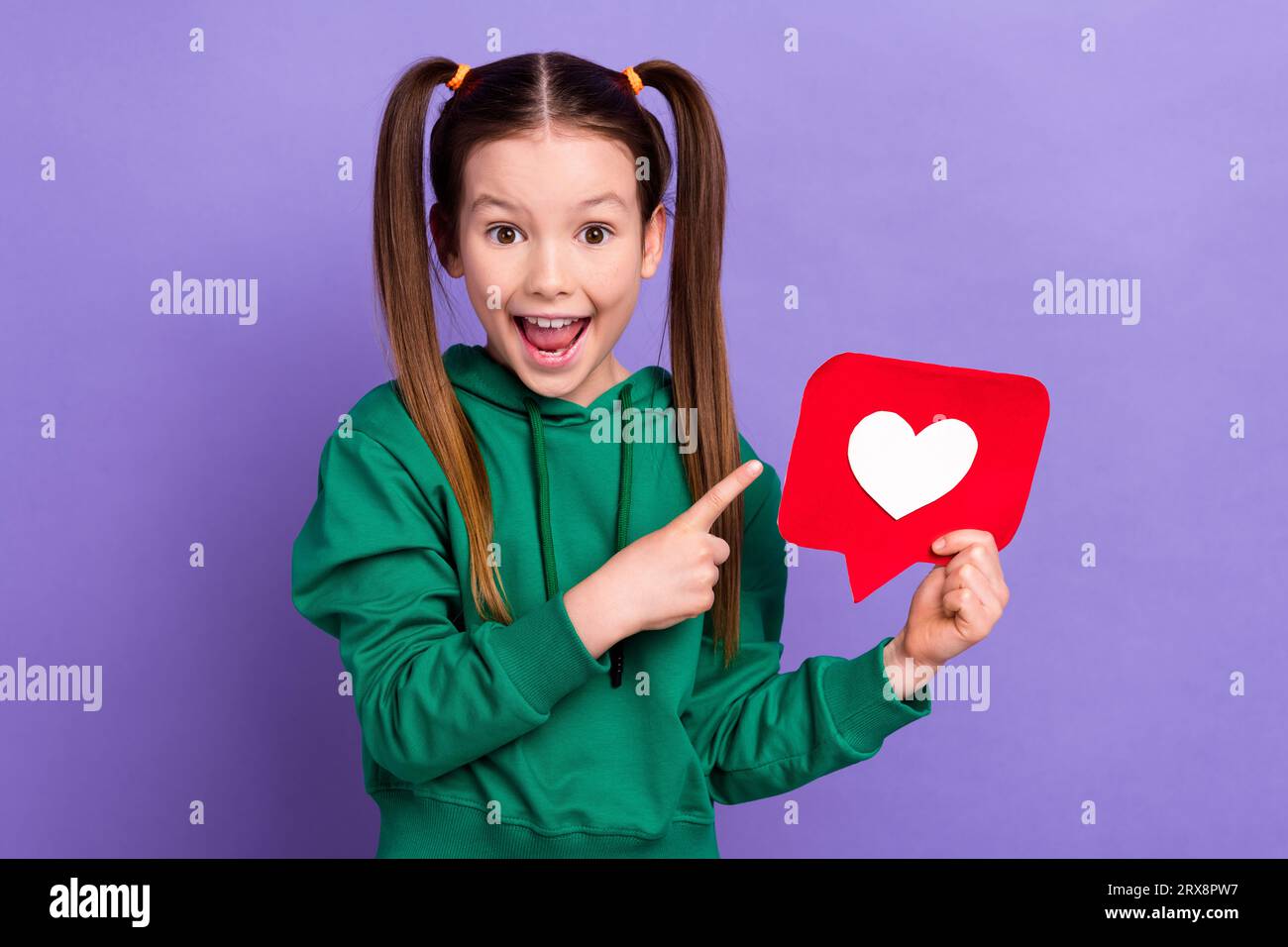 Photo of funky little schoolgirl open mouth crazy famous tiktok ...